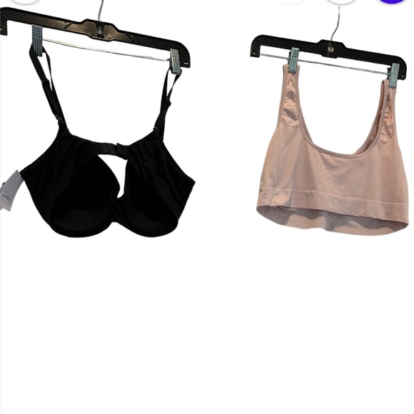 Intimates & Sleepwear | Womens Bra Black Has Tags 36d New Beige Bra ...